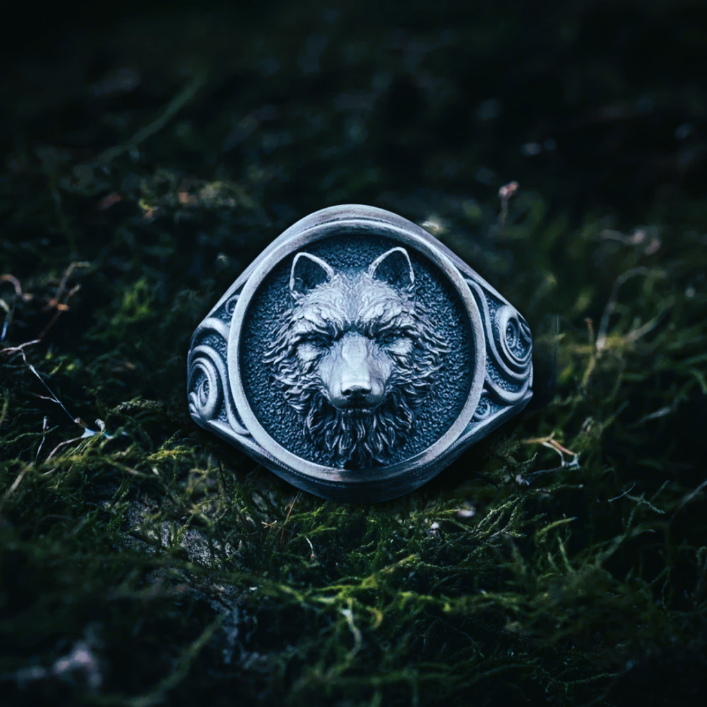 Bague Loup Alpha Viking