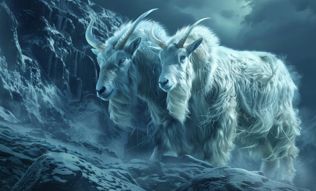 Tanngrisnir et Tanngnjóstr - Les Boucs de Thor