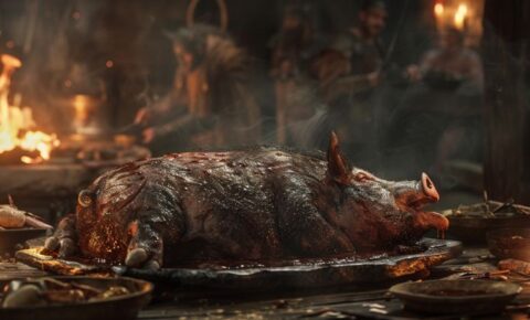 Saehrímnir - Sanglier du Banquet des Dieux