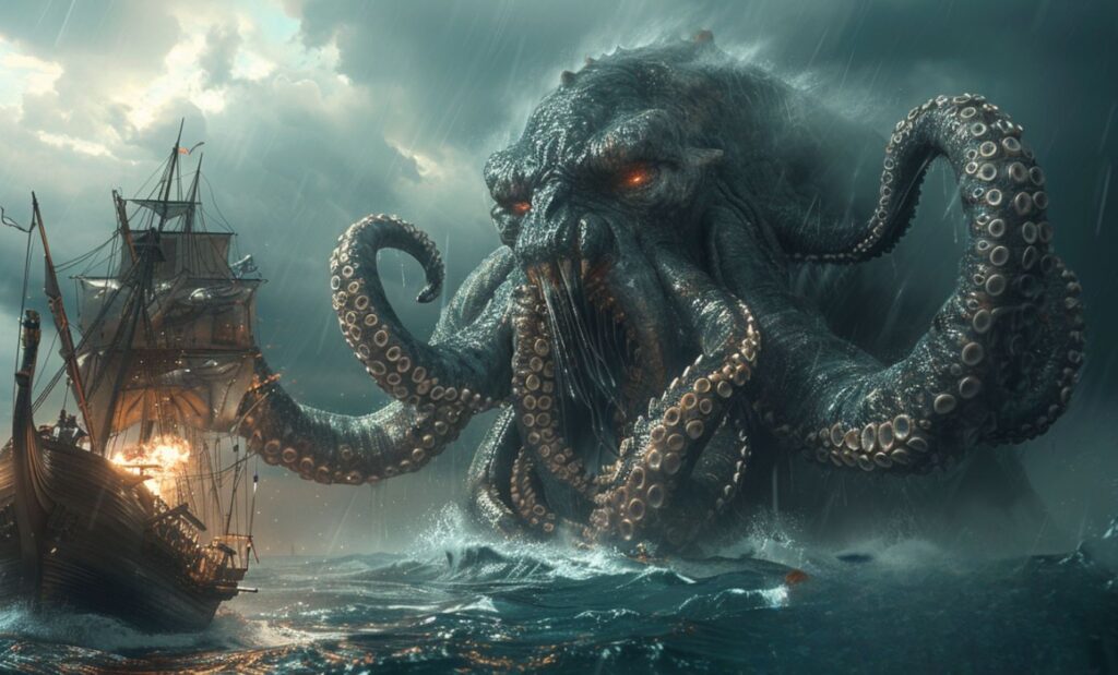 Le Kraken - Monstre Marin de la Mythologie Nordique