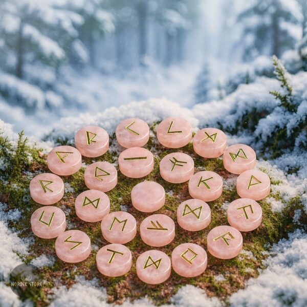 Runes Vikings Runda Quartz Rose