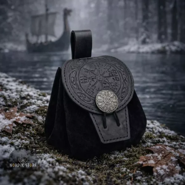 Bourse Viking Vegvisir des Anciens